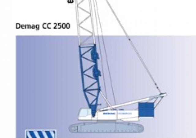 Terex-Demag CC 2500 Fiches techniques & données techniques (1999-2010 ...