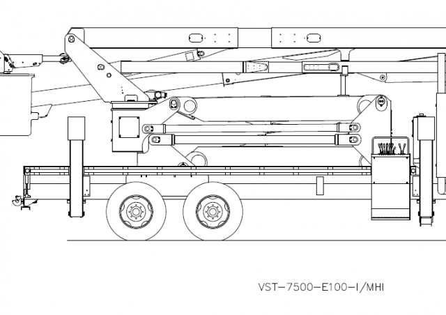 Versalift VST-7500I-E100 ELEVATOR Fiches T. (2017 - 2025) | Nacelles à bras articulés montées ...