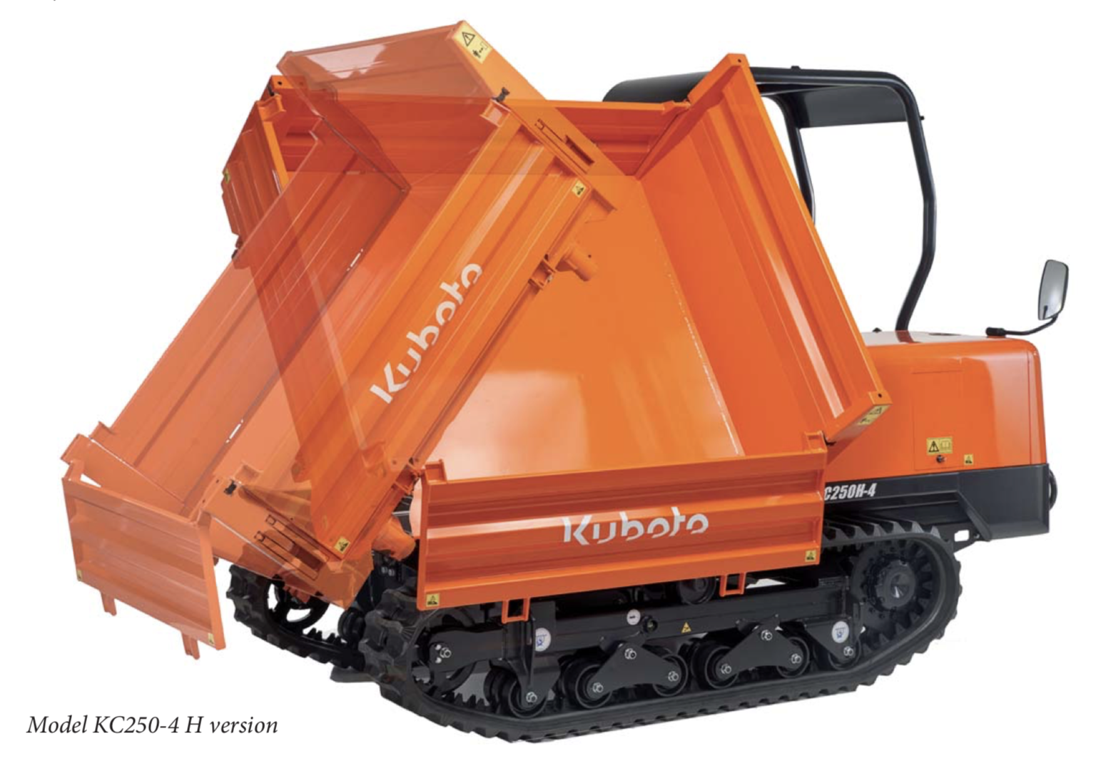 Kubota KC 250 HR-4 Fiches techniques & données techniques (2016-2025) | LECTURA Specs