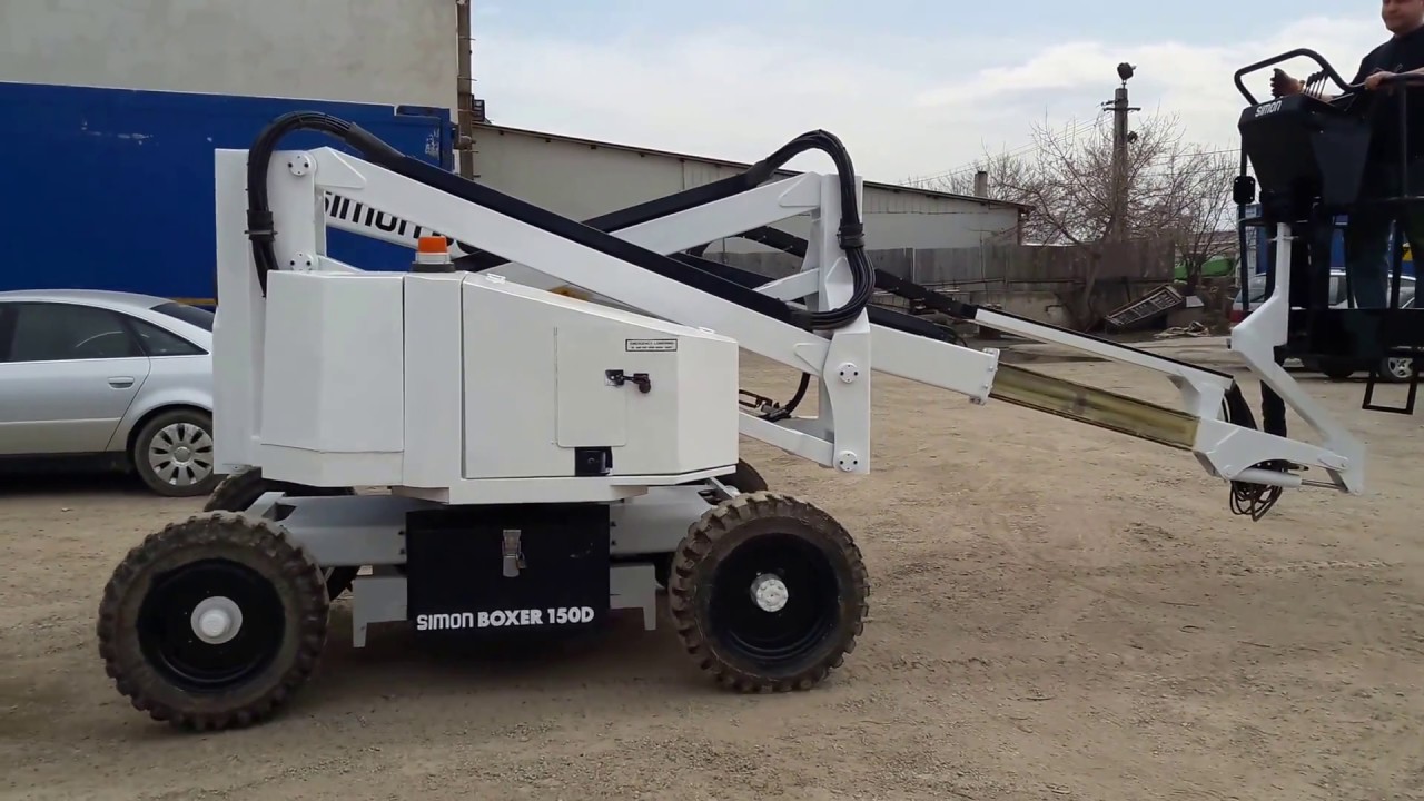 Simon Boxer 150 D Fiches T. (1989 - 1996) | Nacelles à bras articulés ...