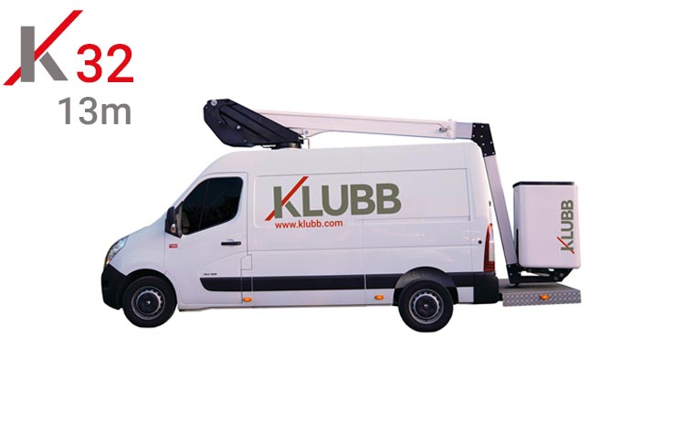 Klubb K32 Fiches T. (2018 - 2023) | Nacelles télescopiques sur camion | LECTURA Specs