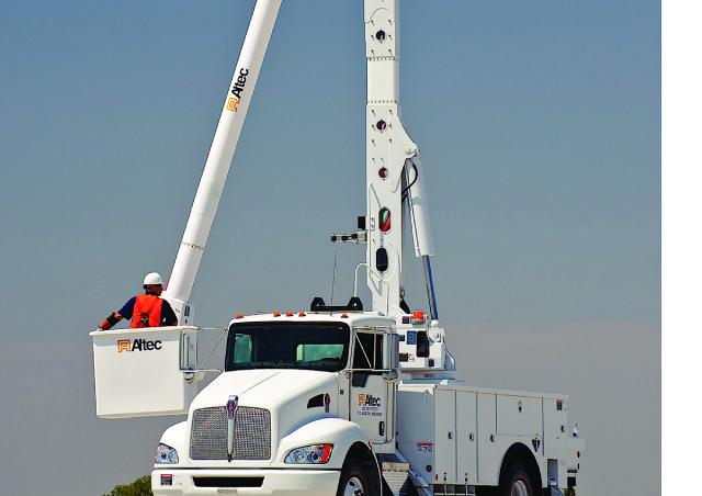 Altec AN50E-OC Fiches T. (2017 - 2025) | Nacelles à bras articulés montées sur remorque ...