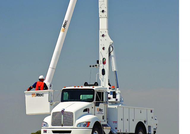 Altec AN55E-OC Fiches T. (2017 - 2025) | Nacelles à bras articulés montées sur remorque ...