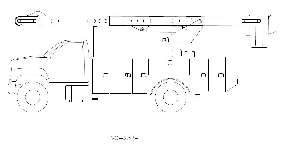 Versalift VO-252-REAR Fiches T. (2017 - 2025) | Nacelles à bras articulés montées sur remorque ...