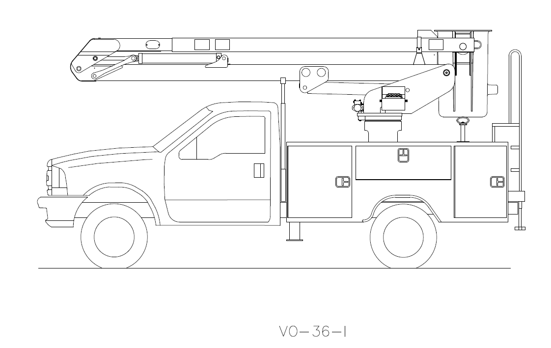 Versalift VO-36-I Fiches T. (2017 - 2025) | Nacelles à bras articulés montées sur remorque ...