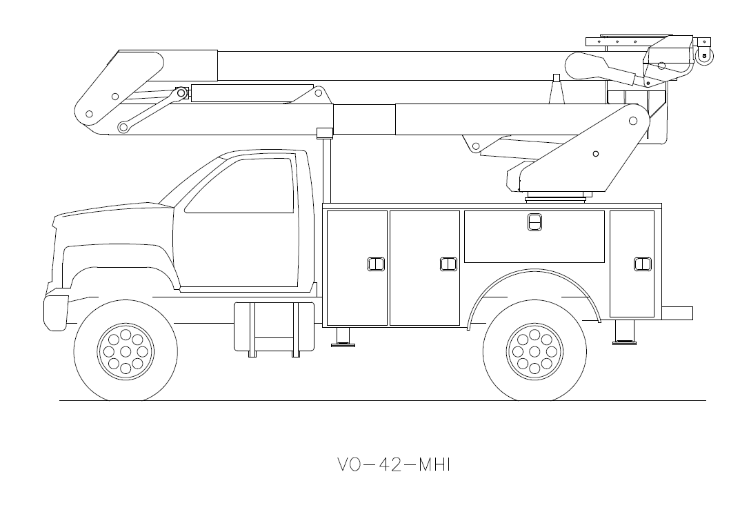 Versalift VO-42-MHI Fiches T. (2017 - 2025) | Nacelles à bras articulés montées sur remorque ...