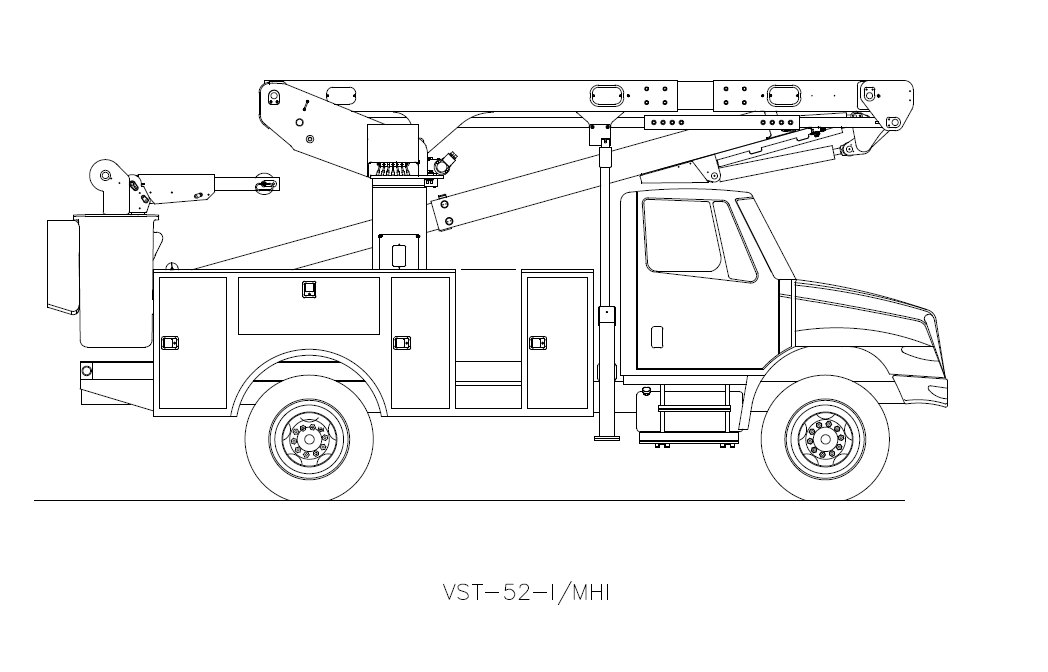 Versalift VST-52-MHI Fiches T. (2017 - 2025) | Nacelles à bras articulés montées sur remorque ...