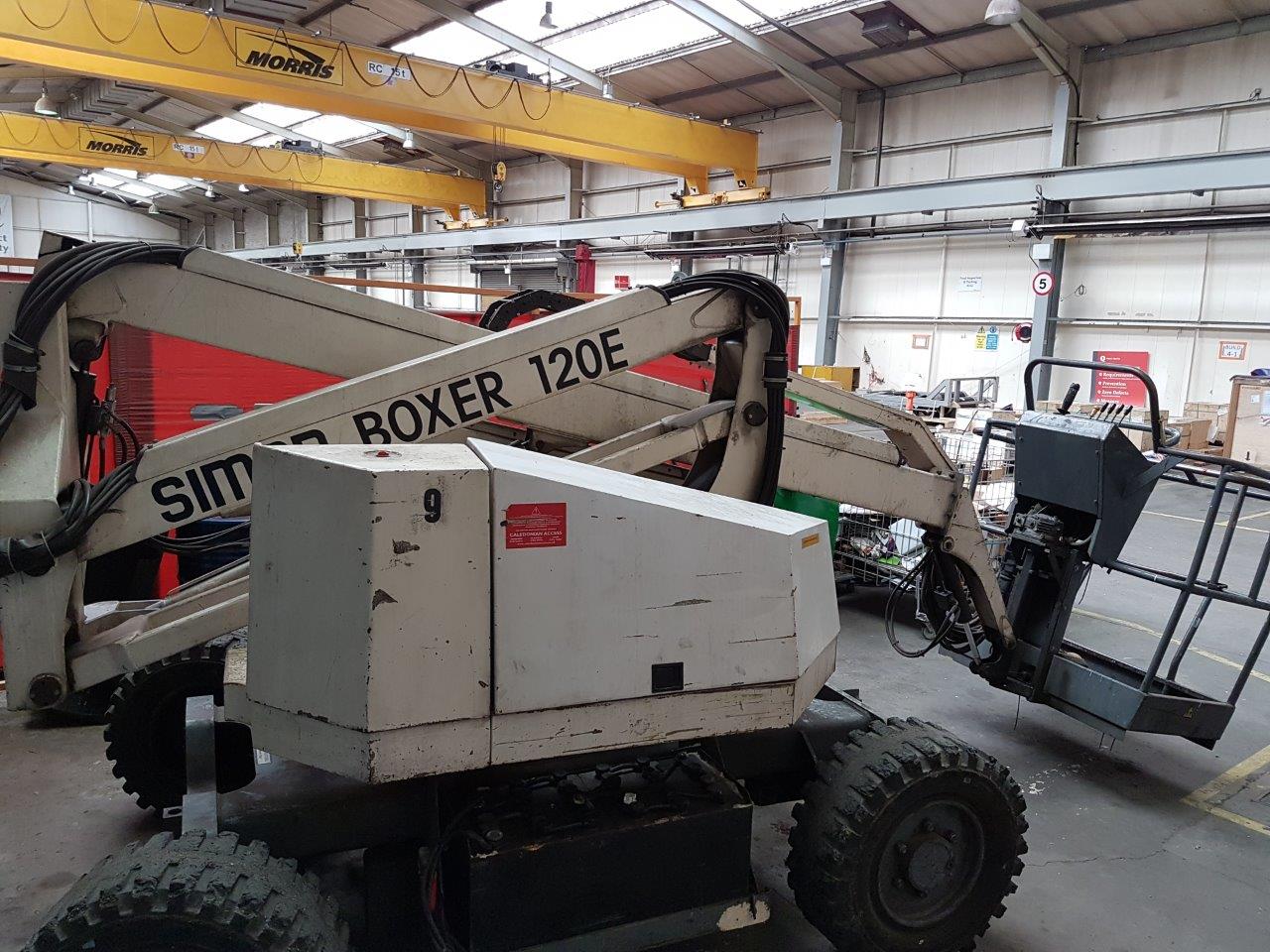 Simon Boxer 120 E Fiches T. (1988 - 1996) | Nacelles à bras articulés ...