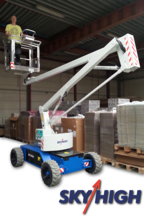 Sky-High ST 120 E Fiches T. (1995 - 2001) | Nacelles à bras articulés sur roues | LECTURA Specs