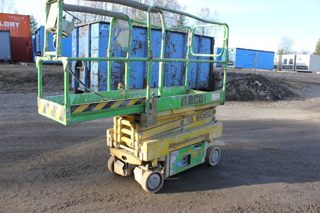 Iteco IG 6080 Fiches T. (2001 - 2005) | Nacelles ciseaux X su roues ...