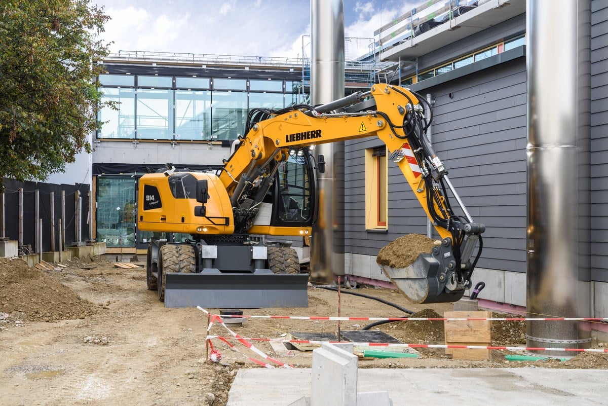 Liebherr A 914 Compact Litronic Fiches techniques & données techniques (2012-2019) | LECTURA Specs