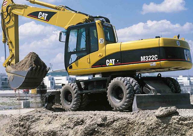 Caterpillar M 322 C Mono Fiches techniques & données techniques (2003 ...