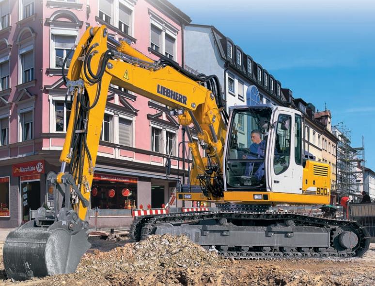 Liebherr R 900 C Litronic Fiches techniques & données techniques (2009 ...