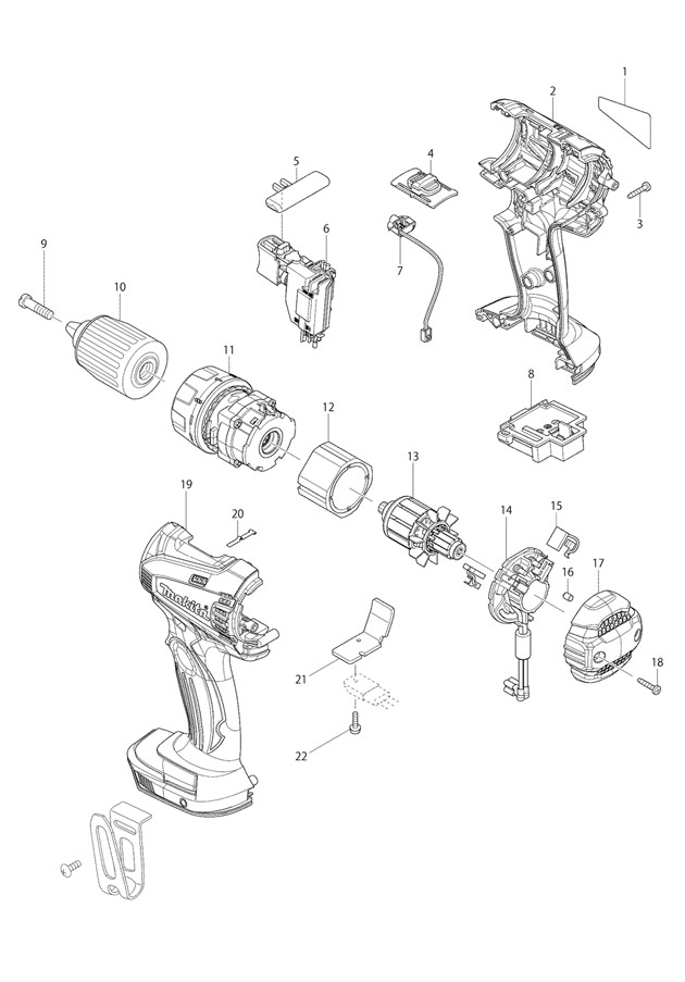 Makita BDF446 Fiches techniques & données techniques | Perceuses et visseuses sans fil | LECTURA ...